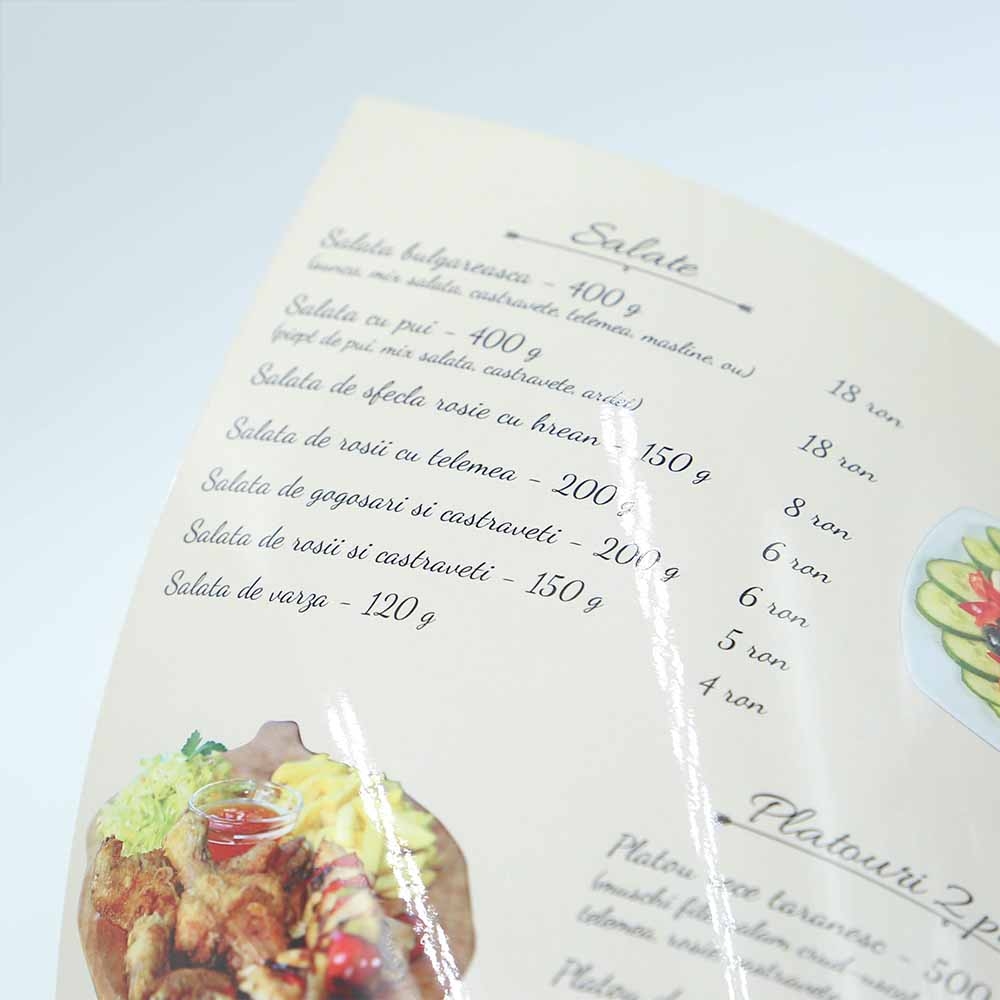 Meniu carte - Darko Print