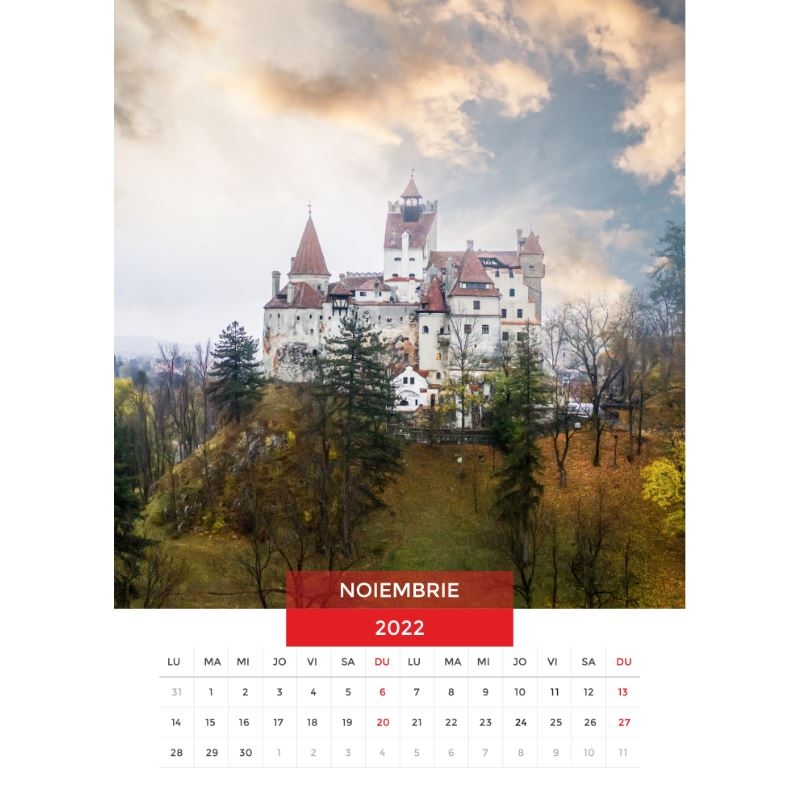 Calendar perete cu imagini din Romania 2024 - Darko Print