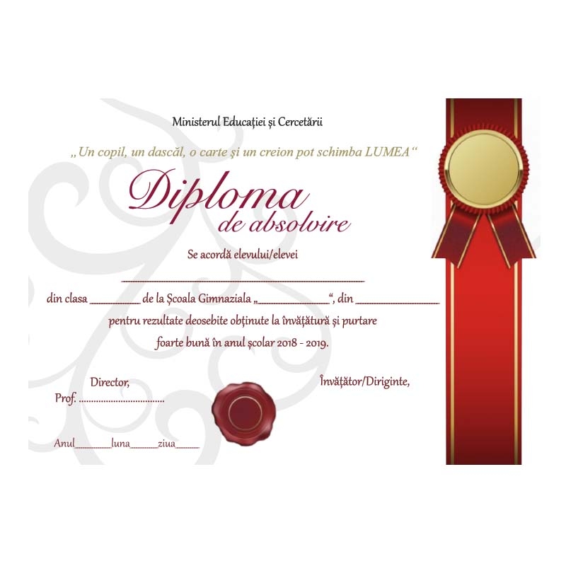 Diploma absolvire - D015 - Darko Print